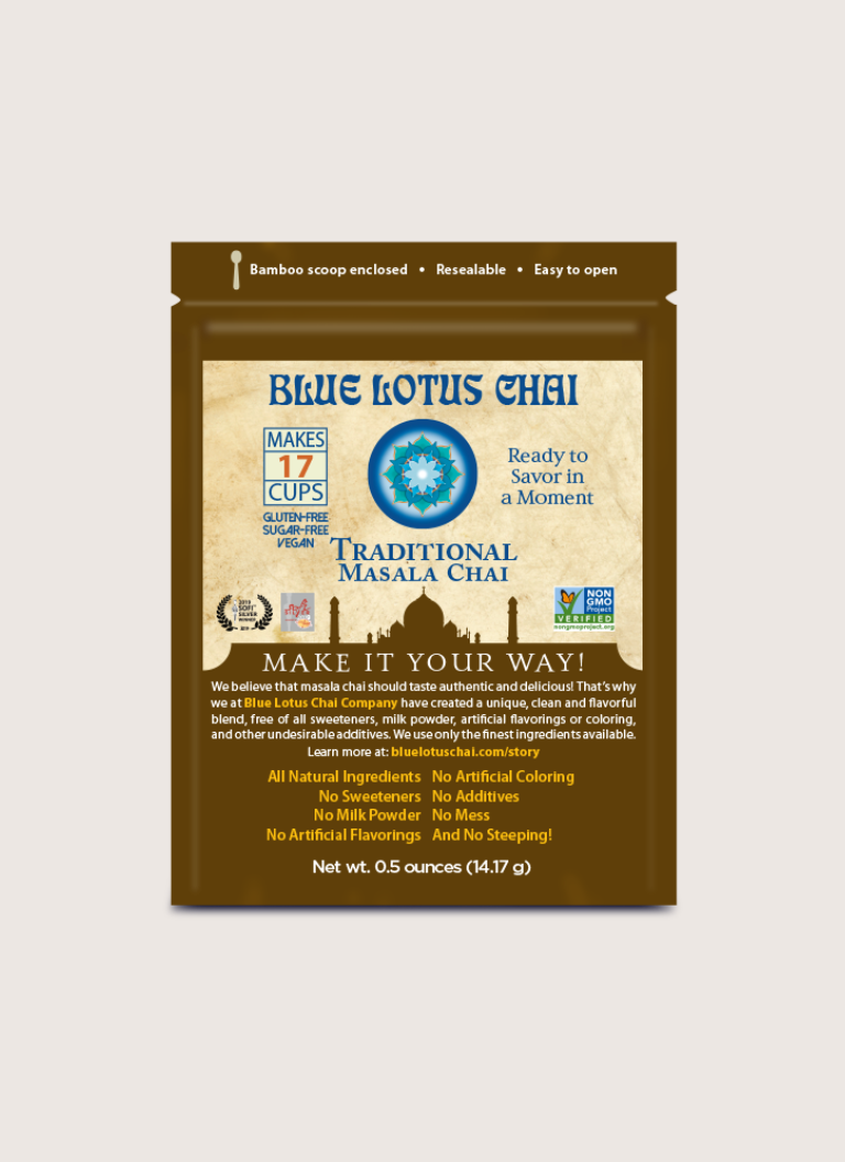 Traditional Masala Chai | Sip, Savor, Enjoy - Blue Lotus Chai - Blue ...