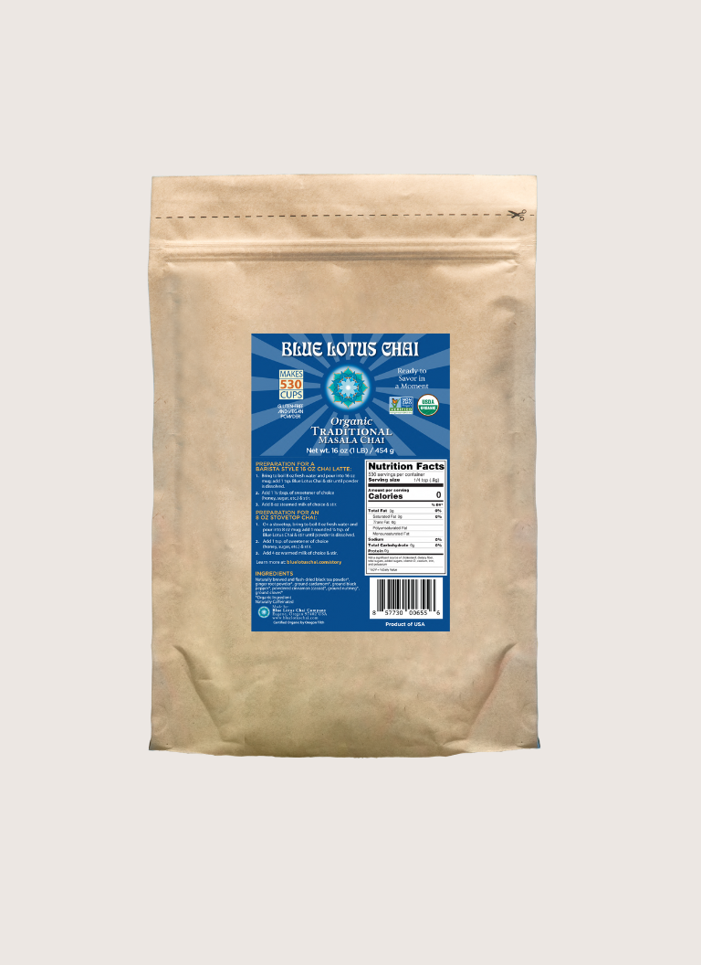 Organic Traditional Masala Chai – Blue Lotus Chai