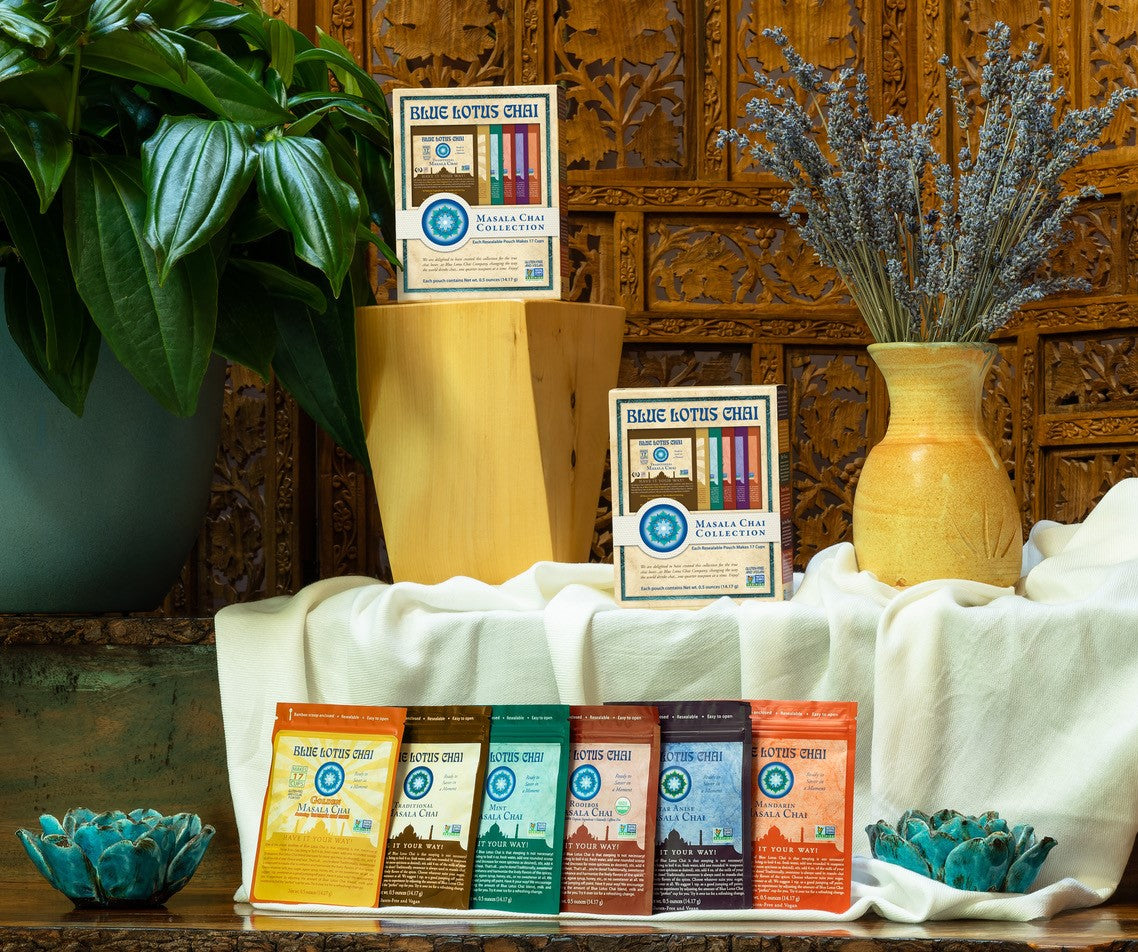 Masala Chai Collection Sip Savor Enjoy Blue Lotus Chai Blue masala-chai-collection-sip-savor-enjoy-blue-lotus-chai-blue